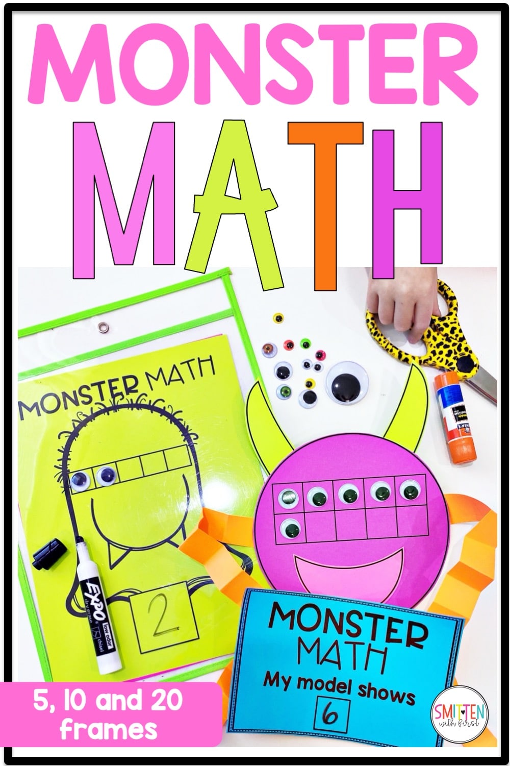 Monster Math Activities - Smitten with First