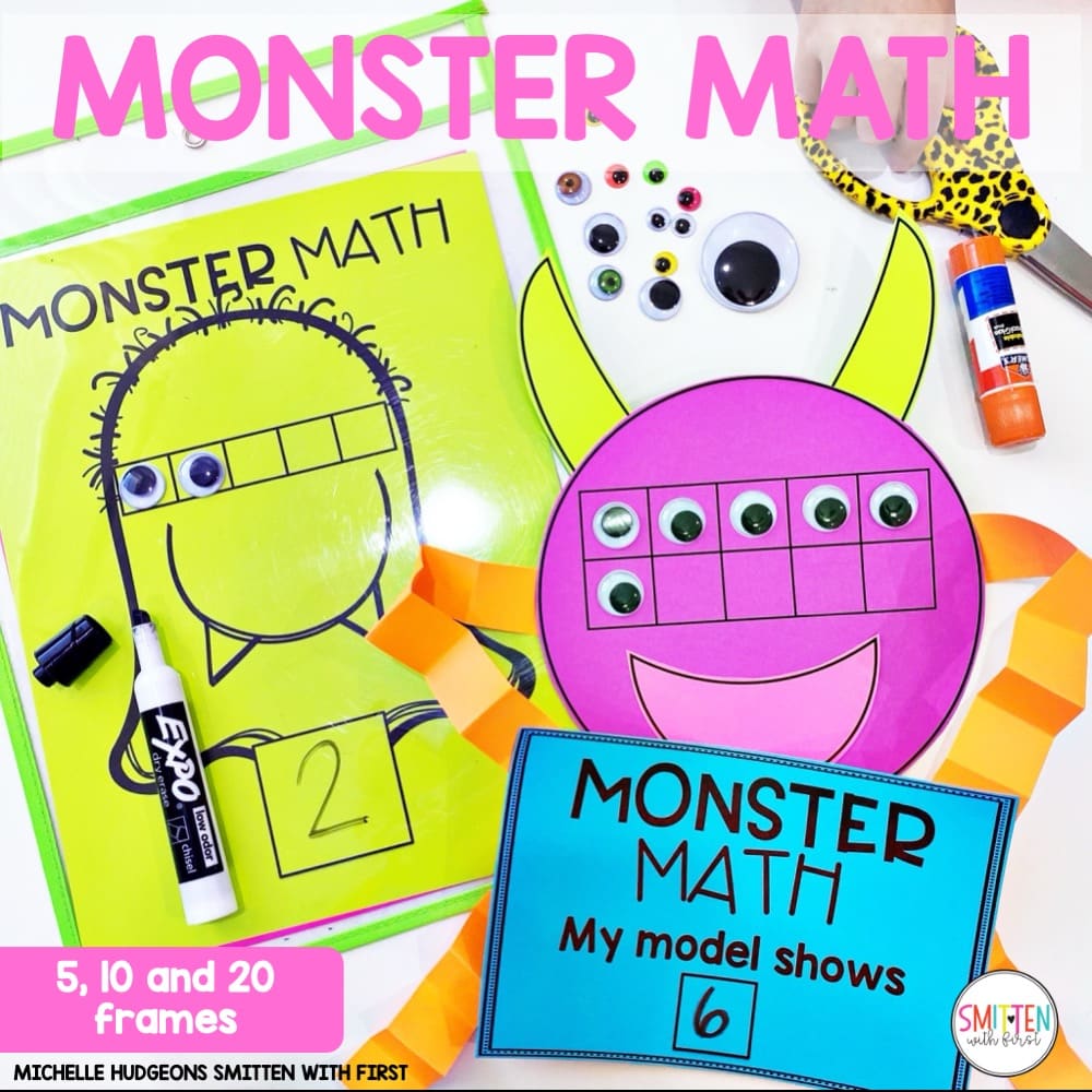 Monster Math Activities - Smitten with First