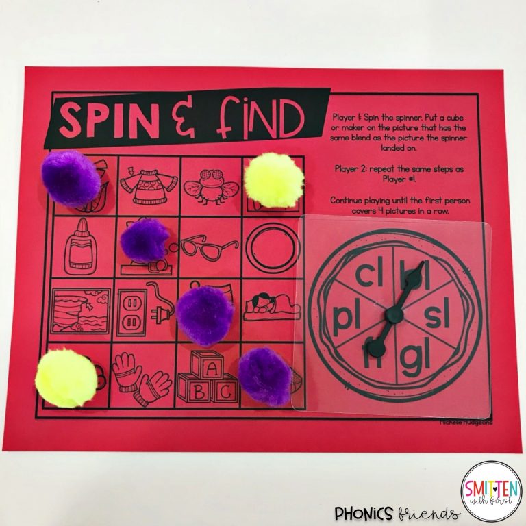 L Blends phonics activities and games