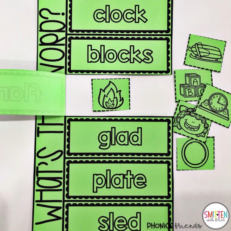 L Blends phonics activities and games