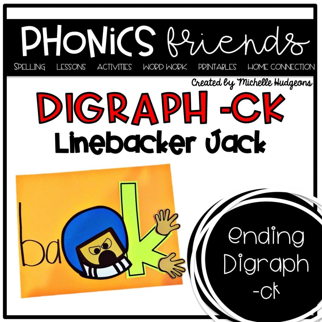Digraph ck phonics activities and games - Smitten with First