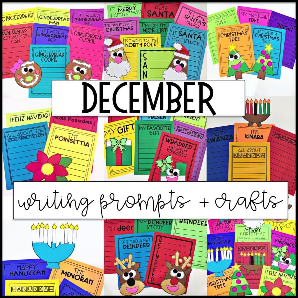 December writing activities