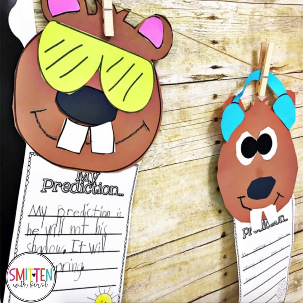 Groundhog Day activities and read alouds for Kindergarten, 1st, 2nd grade