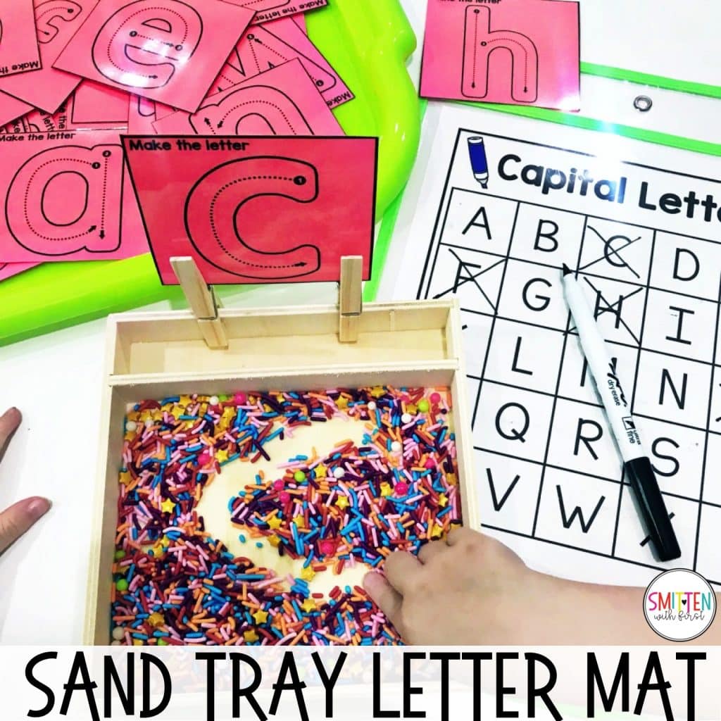 Fine Motor Letter and Number Mats for Preschool, PreK, and Kindergarten