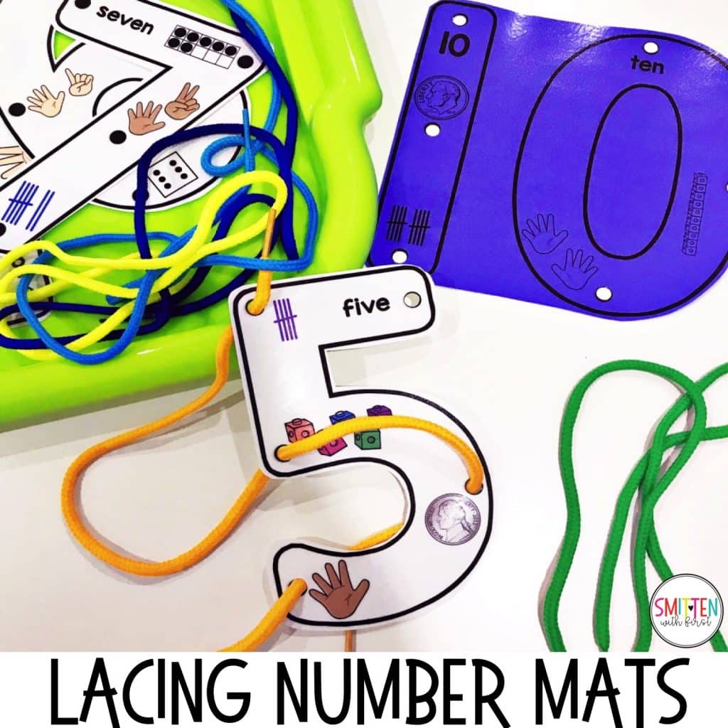 Fine Motor Letter and Number Mats for Preschool, PreK, and Kindergarten