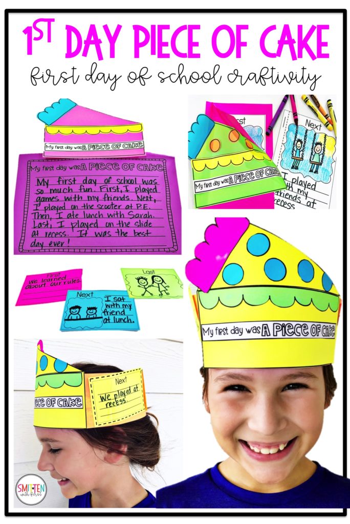 First Day of School Activity for Back to School Week