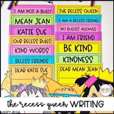 The Recess Queen Back to School Read Aloud activities
