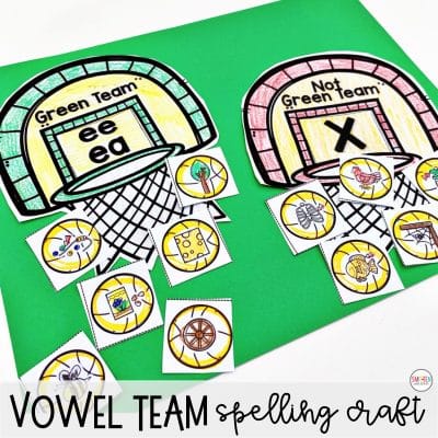 Long E Vowel Teams ee ea phonics activities and games - Smitten with First