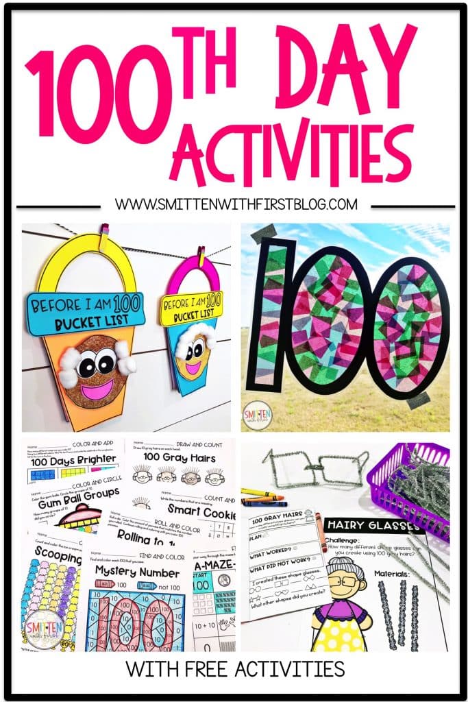 100th Day Activities For Kindergarten 1st Grade And 2nd Grade 100th Day Activities For Kindergarten 1st Grade And 2nd Grade