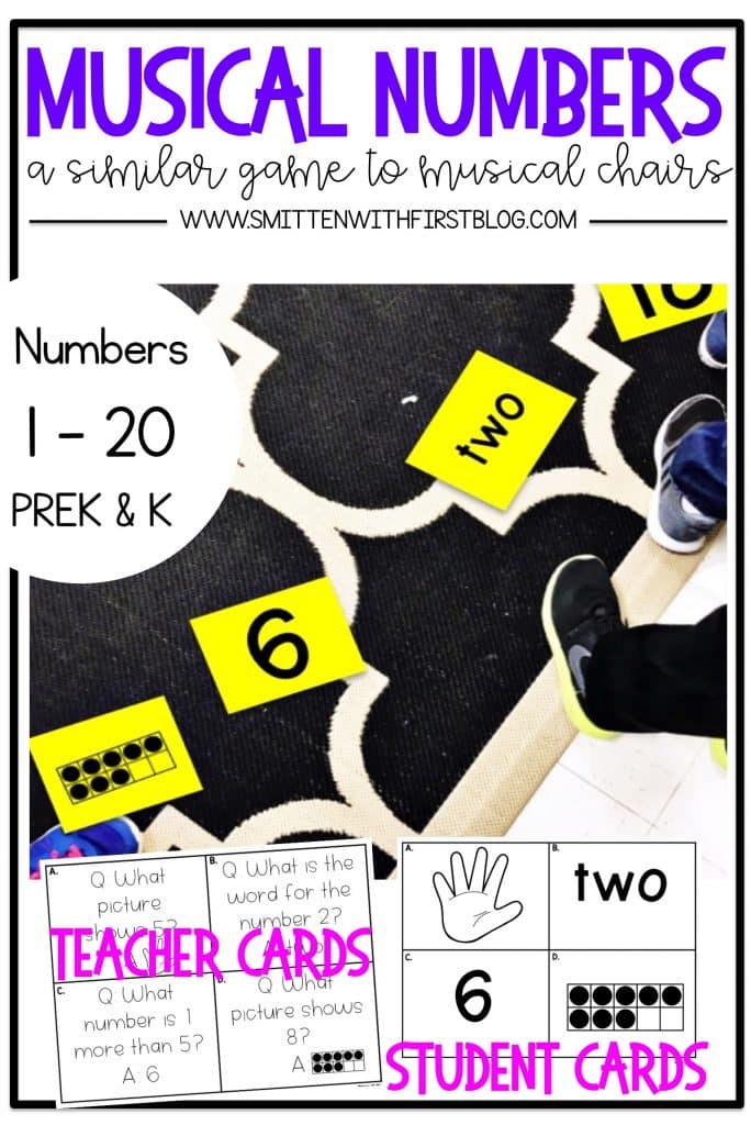 Place Value and Number Sense Math Game Prek Kindergarten 1st grade