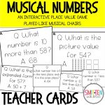 Place Value and Number Sense Math Game Prek Kindergarten 1st grade