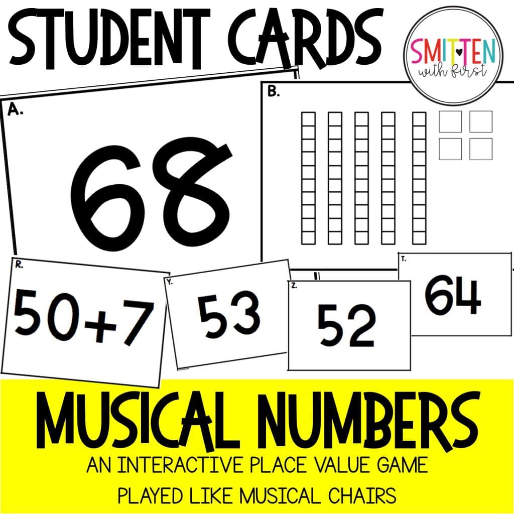 Place Value and Number Sense Math Game Prek Kindergarten 1st grade