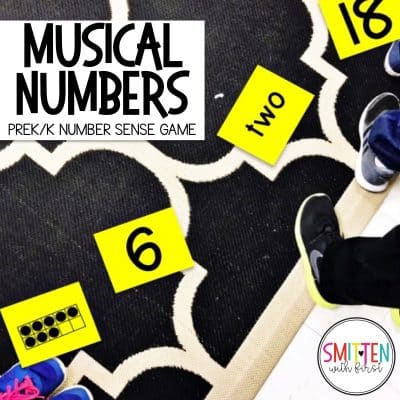 Place Value and Number Sense Math Game Prek Kindergarten 1st grade