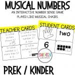 Place Value and Number Sense Math Game Prek Kindergarten 1st grade