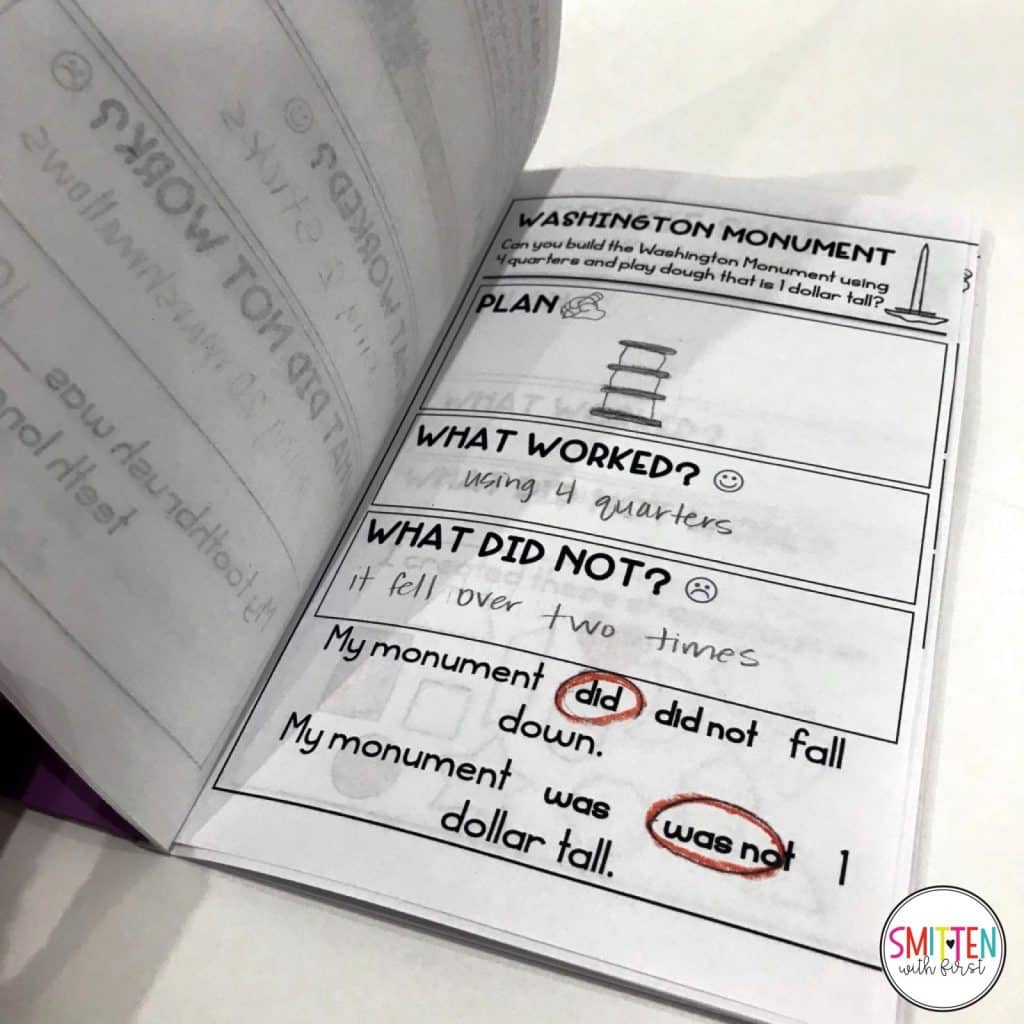 February STEM activities for Kindergarten and 1st grade
