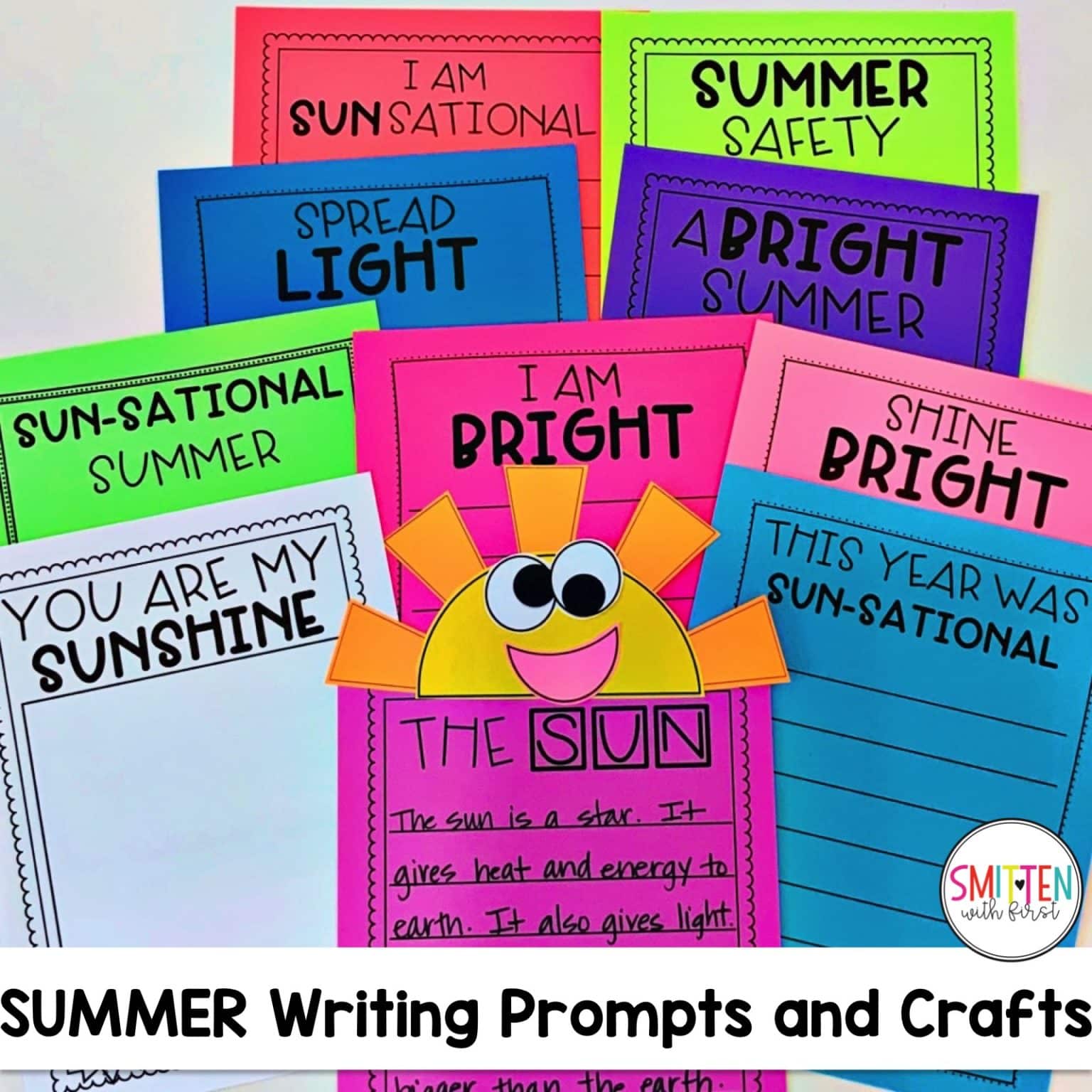 Summer Writing Activities for Kindergarten, 1st and 2nd grade