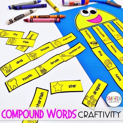 Compound Words Activities for Kindergarten, 1st grade, and 2nd grade