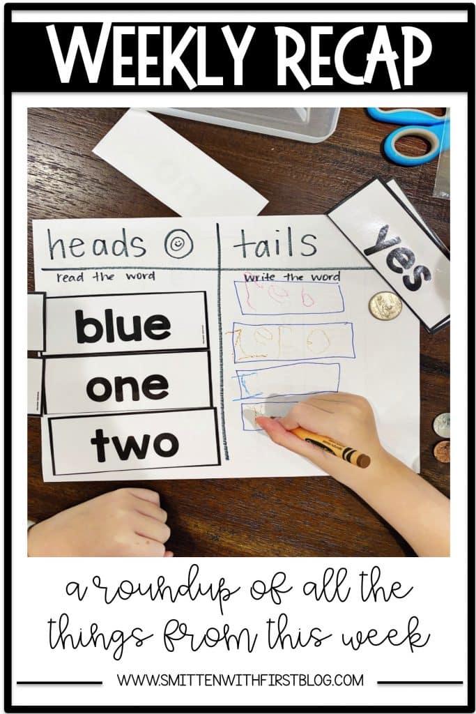 Weekly Recap, September Activities and free number to 20 activities