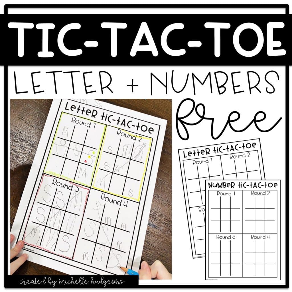 FREE Letter and Number Formation activity for preschool, kindergarten,1st