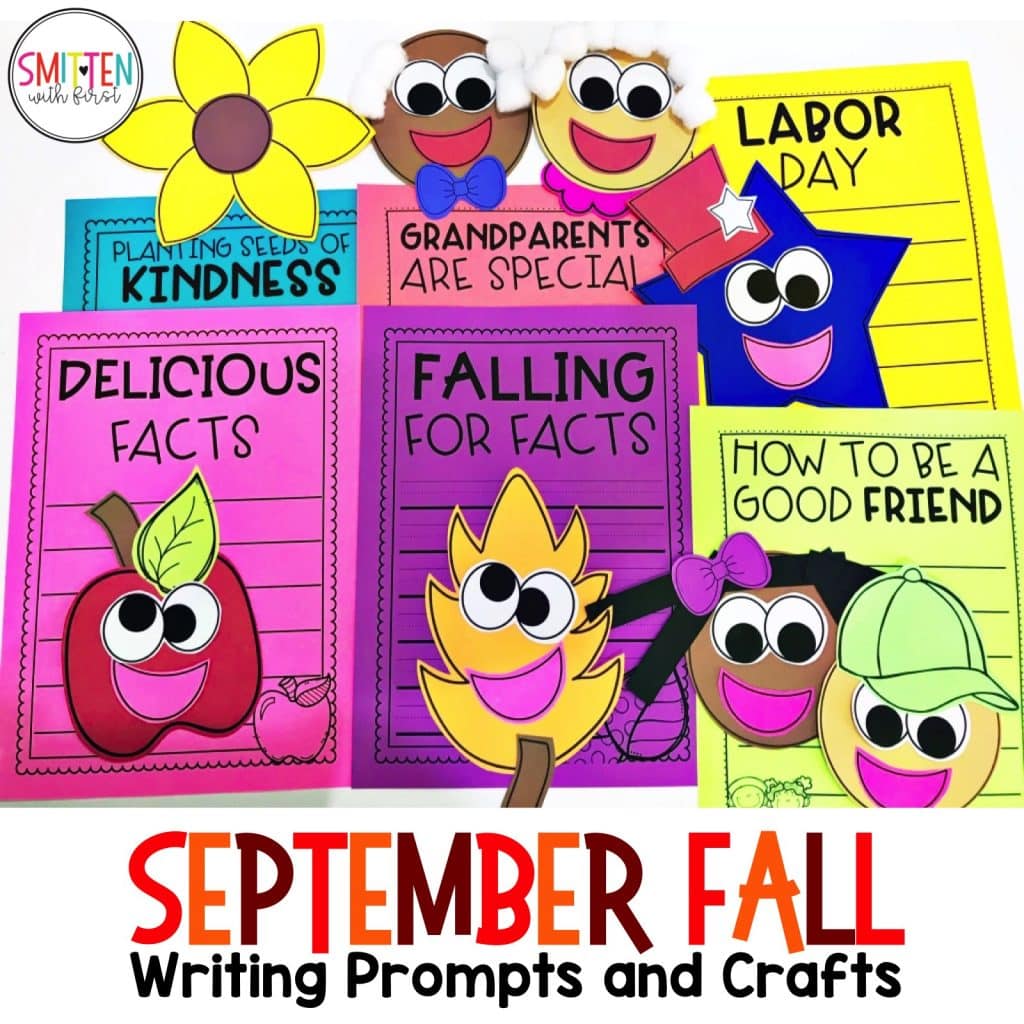 September Fall Activities for PreK, Kindergarten, 1st grade, and 2nd grade
