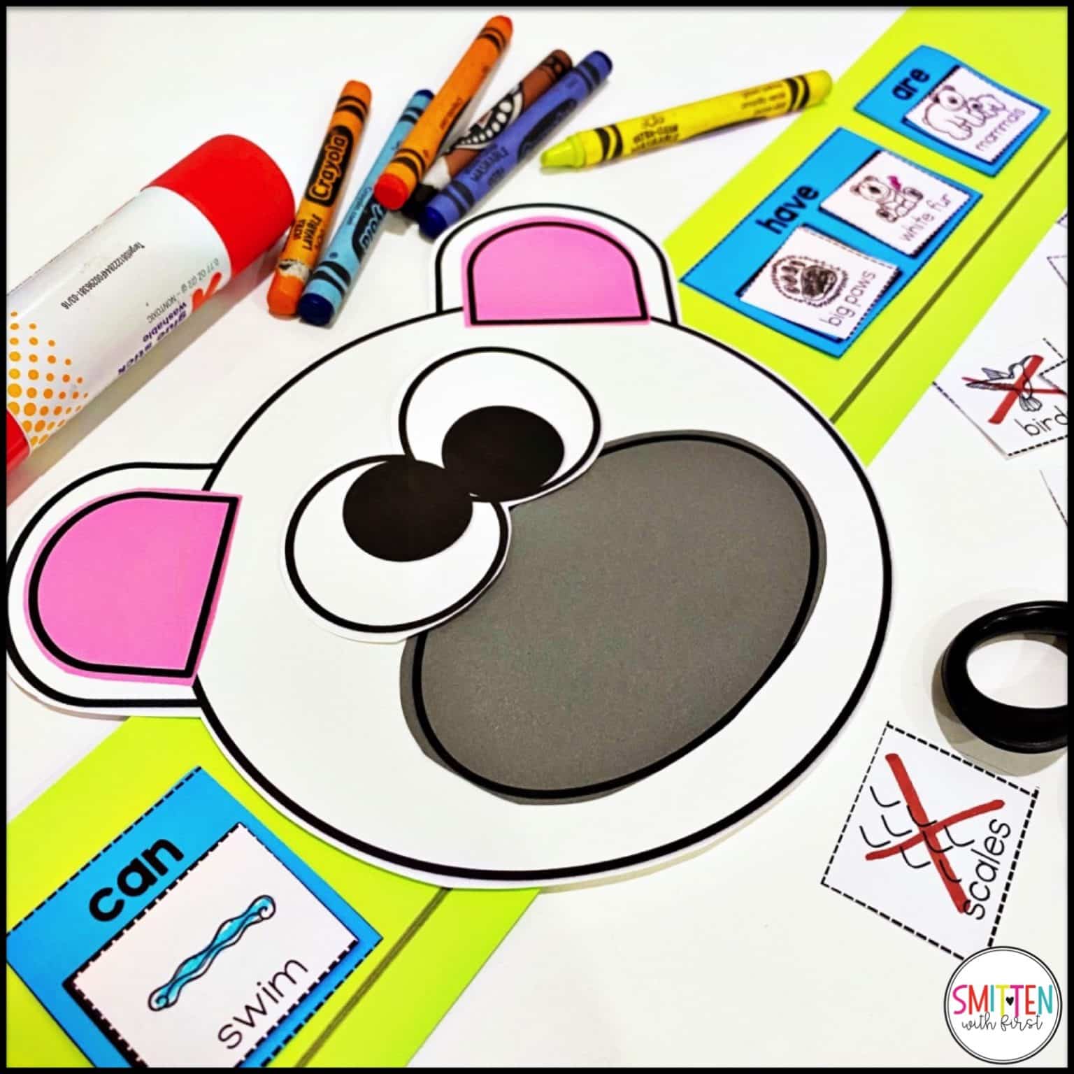 Winter Animals Activities Polar Bears, Penguins, Kindergarten, 1st Grade