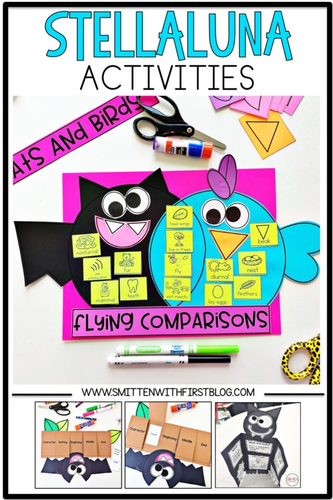 Stellaluna Activities and Bat Activities for 1st Grade, 2nd Grade