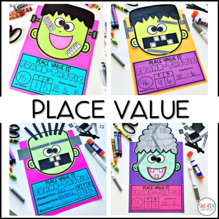 Place Value and Number Sense Frankenstein Prek - 2nd Grade