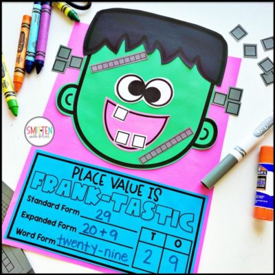 Place Value and Number Sense Frankenstein Prek - 2nd Grade