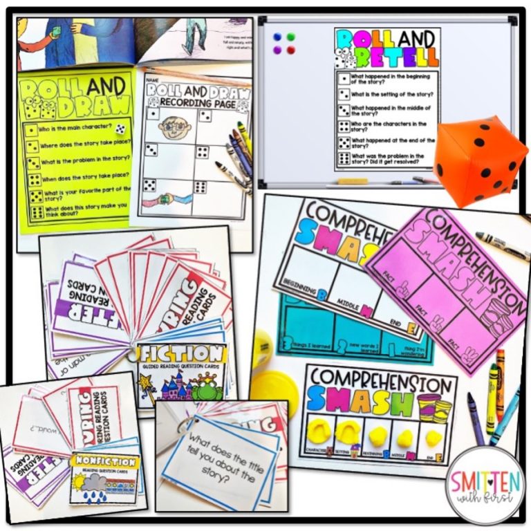 Reading Comprehension activities 1st grade, 2nd grade