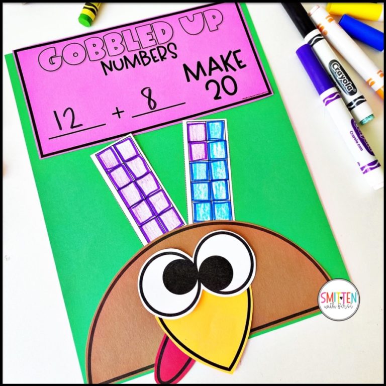 Place Value and Number Sense Thanksgiving Turkey