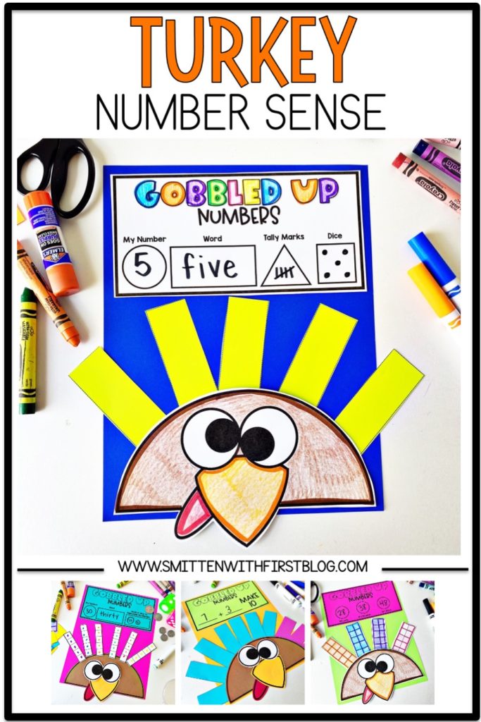 Place Value and Number Sense Thanksgiving Turkey