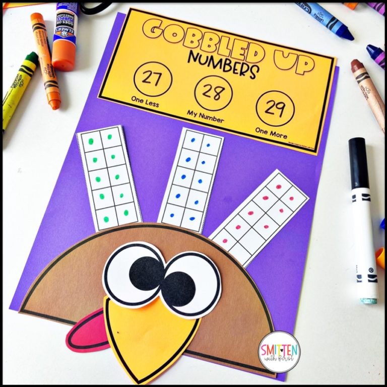 Place Value and Number Sense Thanksgiving Turkey