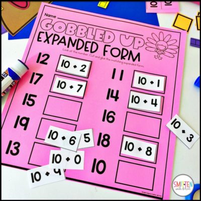 Place Value and Number Sense Thanksgiving Turkey