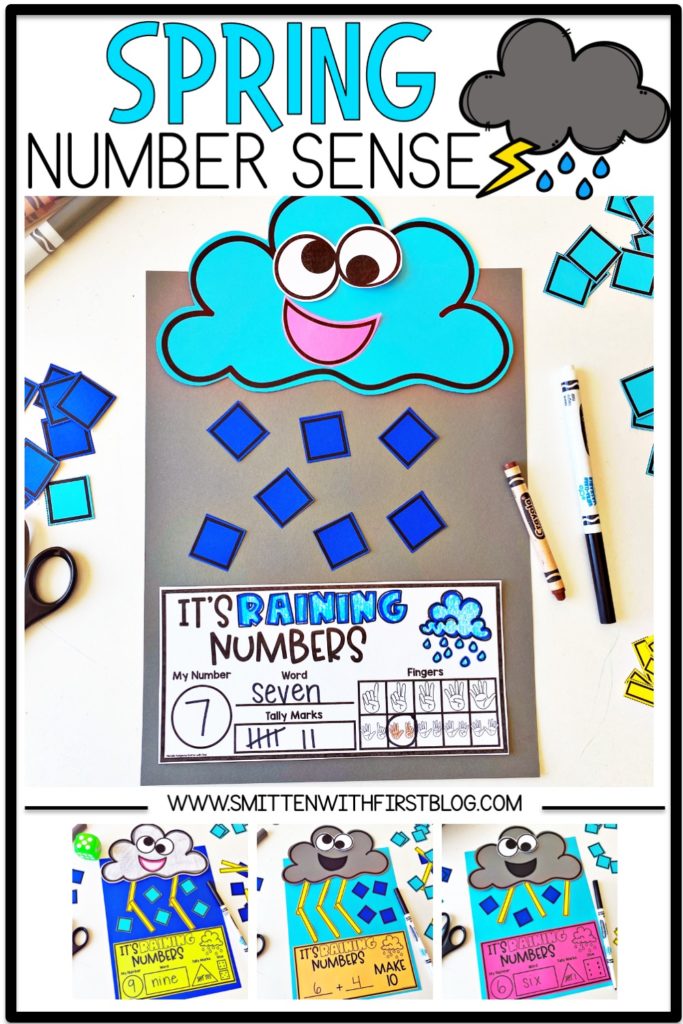 Spring Math Craft Place Value Number Sense Kindergarten 1st 2nd Grade