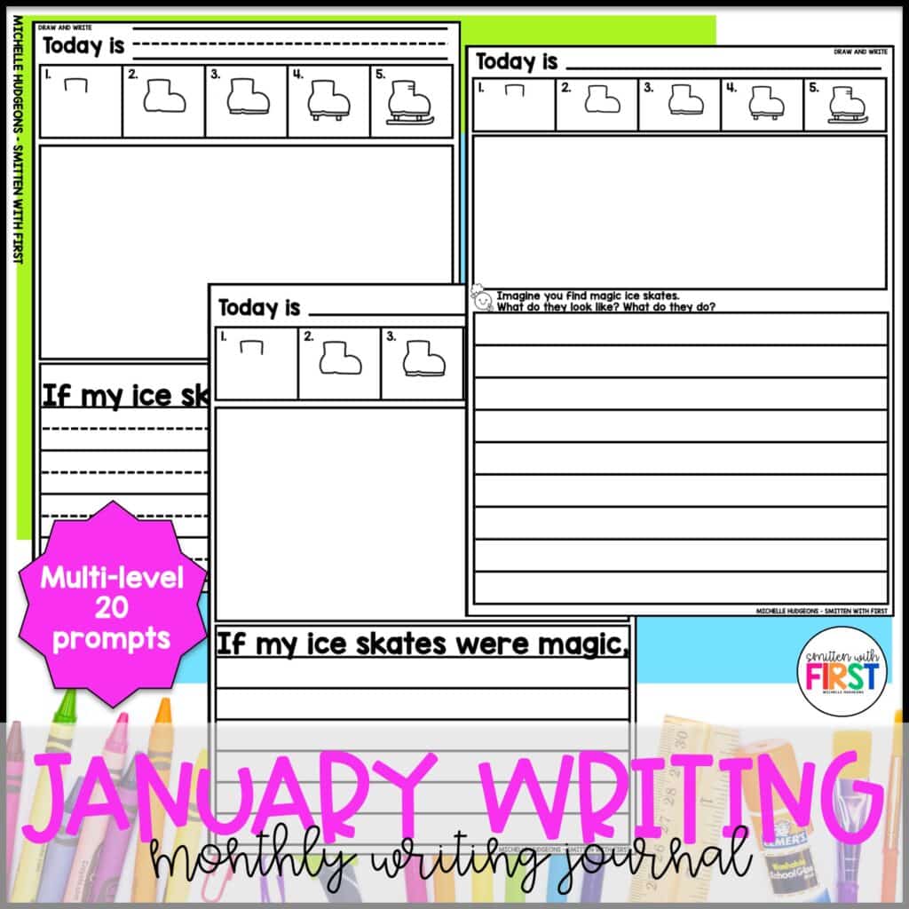 New Years Writing Activities - Smitten with First