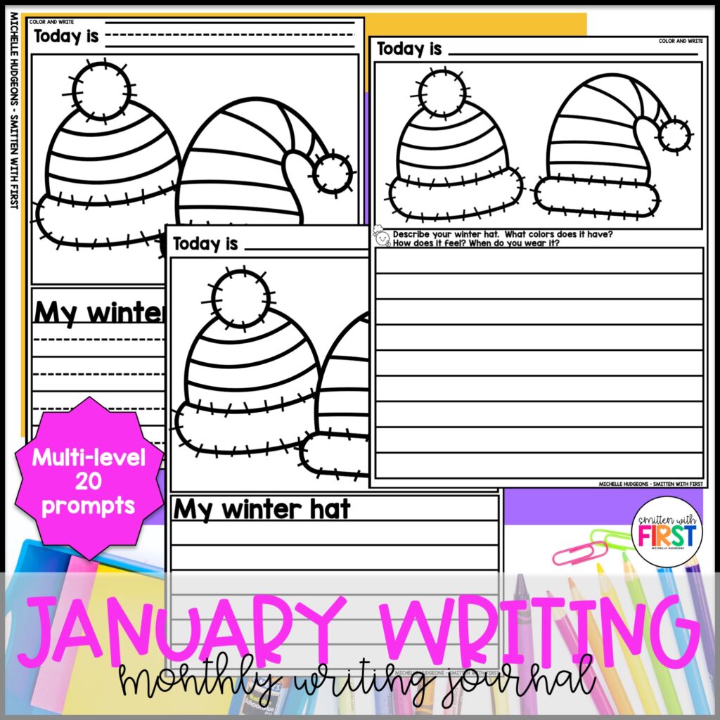 New Years Writing Activities - Smitten with First