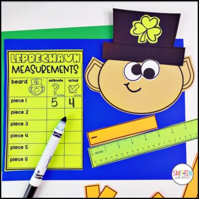 St Patricks Day Math Measurement Activity 1st Grade 2nd