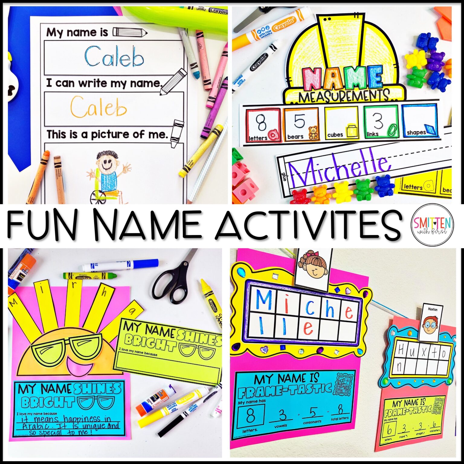 Name Activities for Preschool Kindergarten First Grade