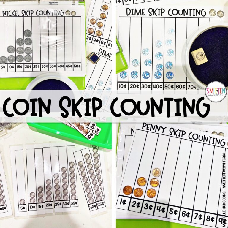 Counting Coins Activities and Centers - Smitten with First