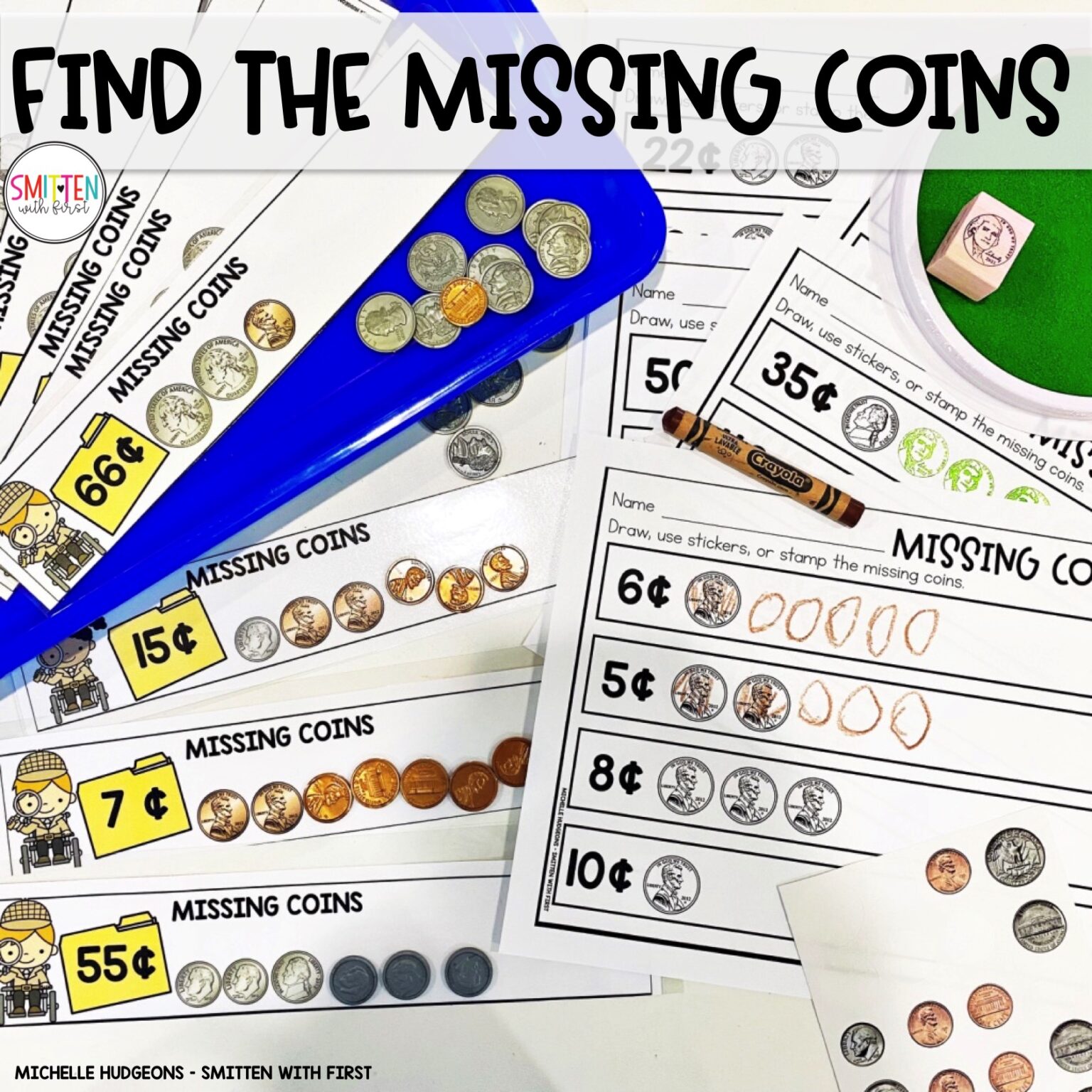 Counting-Identifying-Coins-Value-Money-Activities-Centers-Worksheets ...