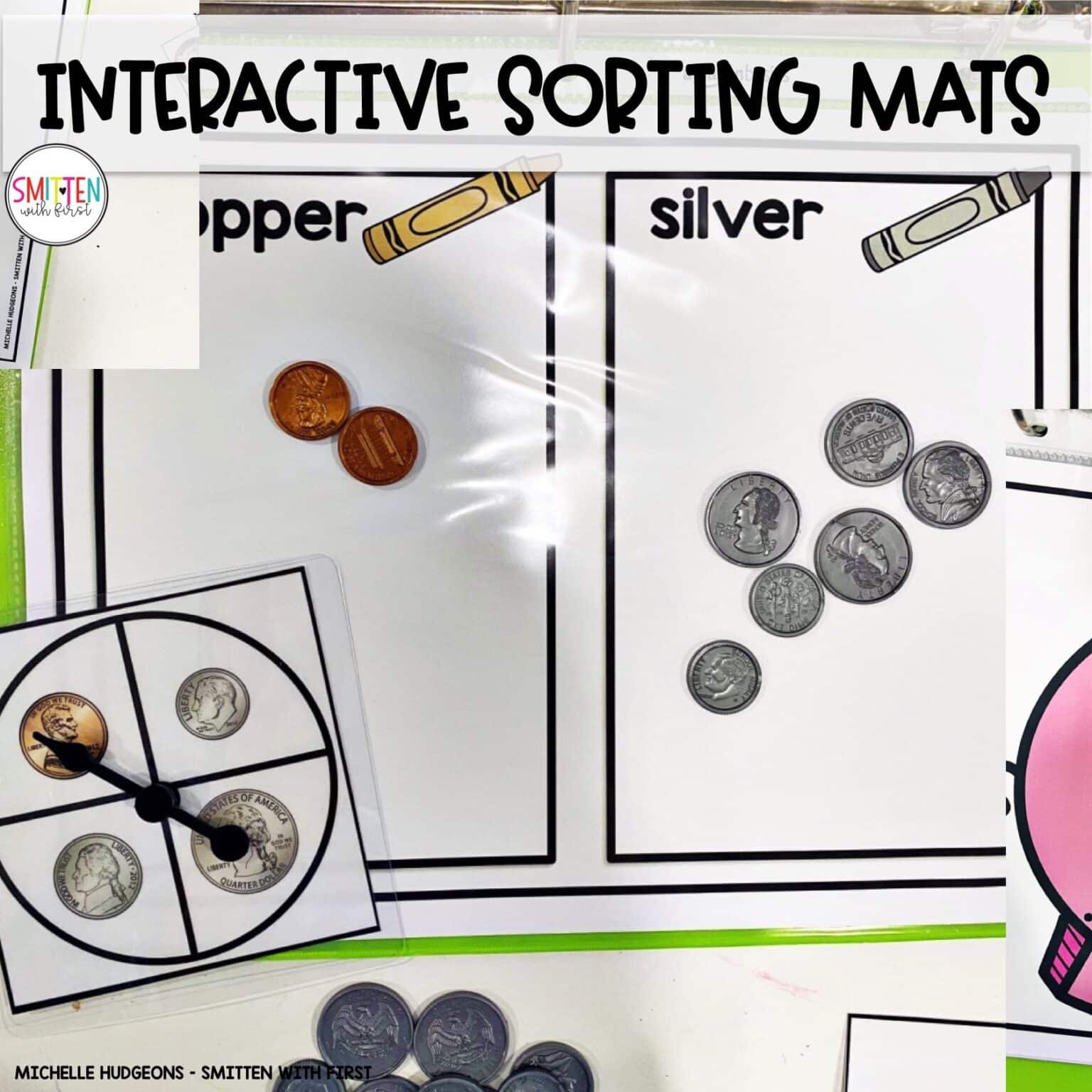 Counting Coins Activities and Centers - Smitten with First